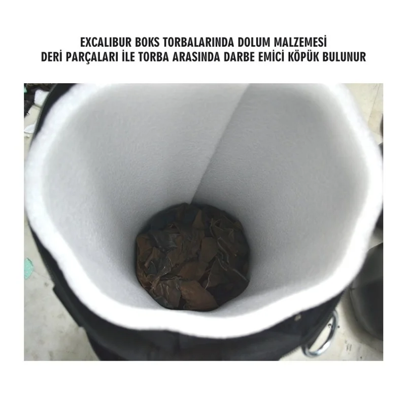 Excalibur Proline 180 x 40 cm Salon Tipi Çemberli Boks Torbası Kahve